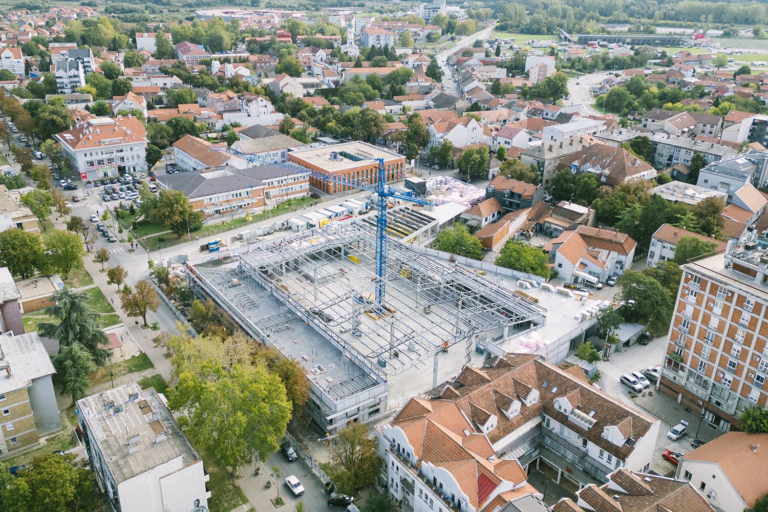 Projekat - Pijaca Obrenovac - Izgradnja - Jadran Beograd d.o.o.